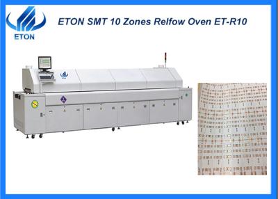 China 10 hot air circulation heating zones SMT machine for sale