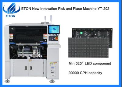 China 90000 CPH SMT Pick Place Machine For Min 0201 Power Driver LED PCBA Assembly for sale