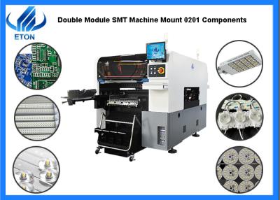 China 0201 Components SMT Pick Place Machine Ultra High Precision Dual Arm Dual Mounting Head for sale