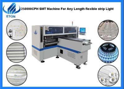China 1M - 100M Flexible Strip Light Pick And Place Machine 250000CPH Double Module Heads for sale