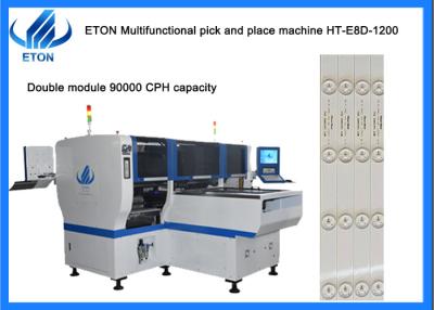 China LED Lighting SMT Pick Place Machine 90000 CPH Capacity Multifuctional for sale