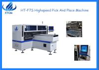 China HT-F7S SMT Mounting Machine 68 Feeders Station 34 Nozzles For 0.5-5mm Thickness PCB for sale