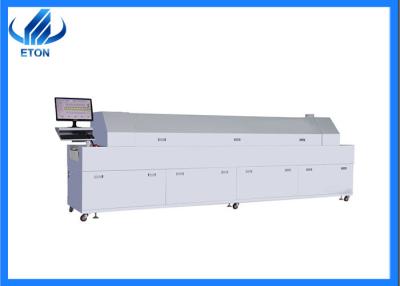 China ET-R8 Reflow Oven Machine 8-Zone Heating/Cooling 5line 3phase 380V 50/60Hz Power Supply for sale
