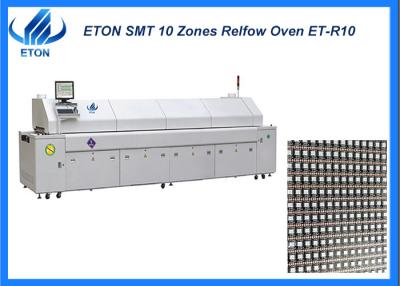 China 10 Zones SMT Reflow Oven Double Panel Production For Difficult Soldering Requirements for sale