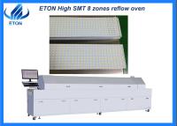 China Low Noise 8 Zones Heating Sufficient Hot Air Flow SMT Reflow Oven for sale