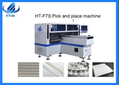 China HT-F7S SMT Mounting Machine For 0.6m-1.2m Rigid PCB Amp 0.5m-1m LED Flexible Strip for sale
