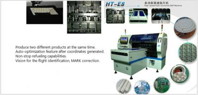 China E8T-1200 SMD Mounting Machine 0.5-5mm PCB Thickness 60000 CPH Mounting Speed for sale