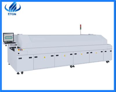 China Mesh Belt Transport SMT Mounting Machine 8 Zones Reflow Oven Adjustable PCB Size for sale