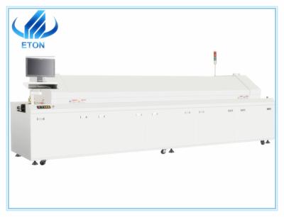 China Top Lead Free SMT Reflow Oven High Precision Temp Control With Ten Heating Zones for sale