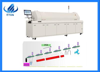 China High Accuracy PCB Reflow Oven UPS Power Protection 1 Year Warranty HT-R8 for sale