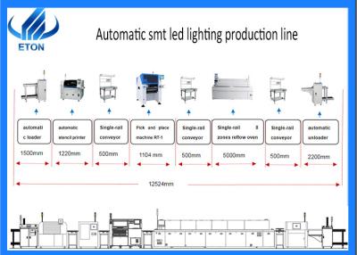 China Multifunctional 250000 Cph Smt Line Equipment For Led Lighting for sale