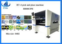 China LED Lights Pick And Place Machine 450X300MM Double Rails 20 Heads 84 Feeders for sale