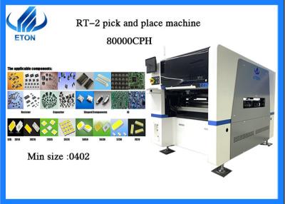 China LED Lights Pick And Place Machine 450X300MM Double Rails 20 Heads 84 Feeders for sale