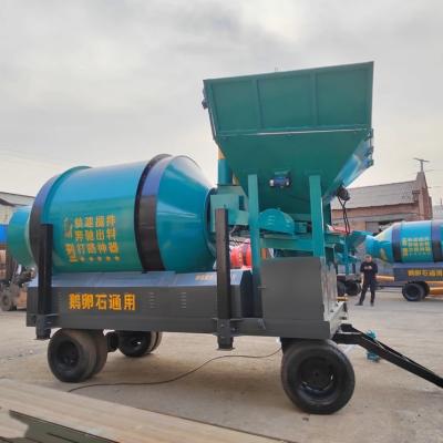 China Self Loading Concrete Mixer 1000L Twin Shaft Portable 220V for DIY Projects for sale