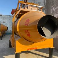 China 750 Liter Construction Mobile Concrete Mixer Machine 380V 400V for sale