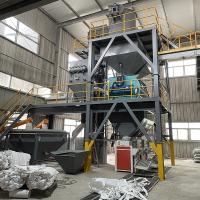 China Semi Automatic Pre Mixed Dry Mix Mortar Manufacturing Plant 10-50 Tons Per Hour Floor Decorative Leveling Coating for sale