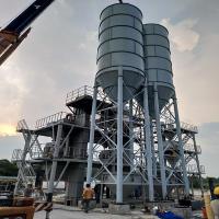 China Cement Dry Powder Mortar Production Line 50L Eco Friendly Screw Mixer Machine for sale