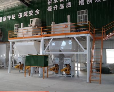 China Screw Simple Dry Mortar Production Line 5000 kg Capacity Cement Silo 30T to 120T for sale