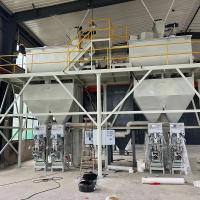 China RST Carbon Steel Dry Powder Mixing Plant 50t Cement Silo for Plastics Chemicals for sale