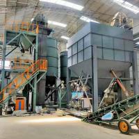 China Vertical Screw Dry Mix Concrete Plant Carbon Steel Dry Mix Plaster Plant 10-50 TPH for sale