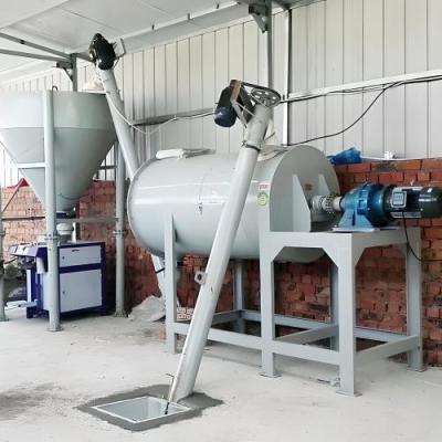 China 1500kg Simple Dry Mortar Production Line Industrial Dry Mixed Mortar Equipment for sale