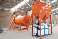 China 1500kg Simple Dry Mortar Production Line Industrial Dry Mixed Mortar Equipment for sale