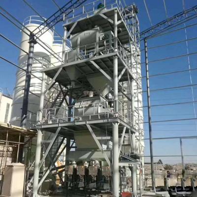 China Industrial Dry Mix Mortar Manufacturing Plant 5000kg Gypsum Mixer Machine 100tph for sale