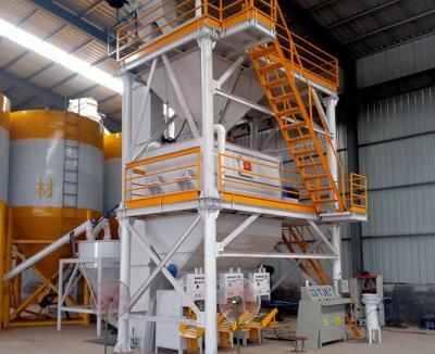 China Customized 1800kg Dry Mix Batching Plant 50t to 120t Cement Silo for Mortar Production for sale