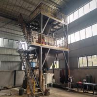 China Cement Silo Storage Tank 50 Ton for Concrete Mixing Plant Dry Mortar Production Line for sale