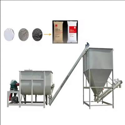 China New Condition Automatic Dry Mortar Production Line with Simple Design and 380V Voltage for sale