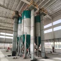China RST Hopper Cement Storage Silo 50T-120T Batching Plant Cement Silo for sale