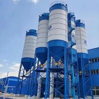 China 1800KG Automatic Bulk Cement Storage Tanks 50T-120T Horizontal Cement Silo for sale