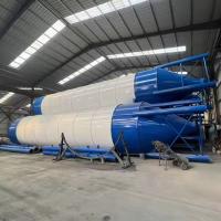 China Cement Silo Tank 30T to 500T Dry Powder Mortar Silo for Construction Storage for sale