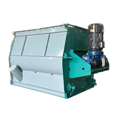 China 4m3 6m3 Dry Mortar Mixer Machine Double Shaft Gravity Free Powder Blender 30kW for sale