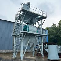 China 4m3 6m3 Dry Mortar Mixer Machine Double Shaft Gravity Free Powder Blender 30kW for sale