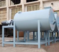 China Paddle Dry Mortar Mixer Double Shaft Industrial Ribbon Mixer 500kg 220V for sale
