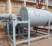 China Continuous Horizontal Powder Mixer Blender Horizontal Batch Mixer Spiral Belt for sale