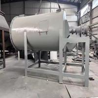 China Horizontal Ribbon Blender Mixer 5kW for Gypsum Mortar Powder Mixing 500L for sale