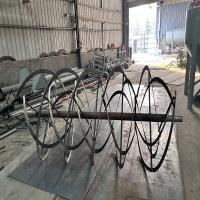 China Spiral Belt Ribbon Mixer 1-5 Ton Capacity for Asphalt Concrete and Plastic Particles 380V for sale
