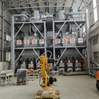 China Dry Powder Palletizing Robot Arm 3kW 380V Automatic Palletizing System 3220mm for sale