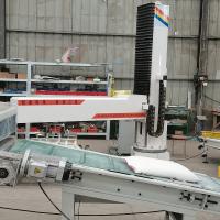 China Mechanical Arm Robotic Palletiser 180 Rotation Robotic Case Palletizer 2kW for sale