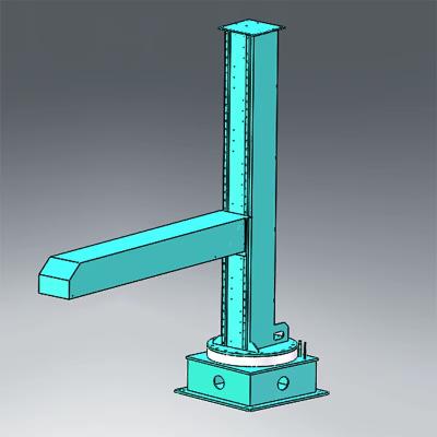 China Vertical Joint Type Intelligent Robotic Box Palletizing Crane 4 Axis 2000mm for sale