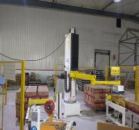 China Industrial Single Column Automatic Robotic Palletizer For Carton / Case for sale
