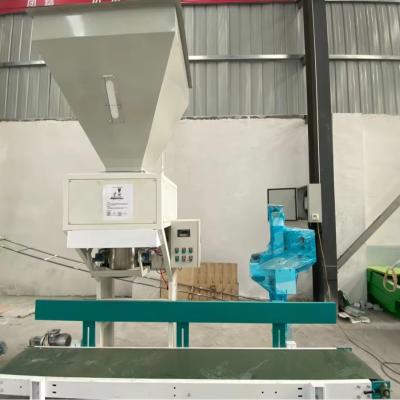 China Automatic Vertical Valve Bag Filling Machine 50kg 380v for Rice Seeds Granule Packaging for sale