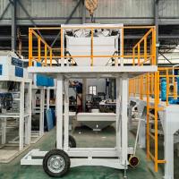 China Impeller Rotation Pellet Bagging Machine For 500kg 1000kg Rice for sale