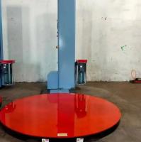China Automatic Turntable Pallet Stretch Wrap Machine 2000mm Height 20-40 Loads per Hour for sale