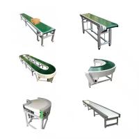 China Durable Heat Resistant Inclined Belt Conveyors Customized Side Guards And Cleats for sale
