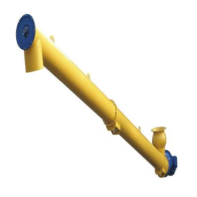 China Automatic Flex Screw Conveyor System Dust Auger Screw Conveyor With Hopper for sale