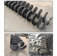 China Stainless Steel 5kW Spiral Screw Conveyor Machine Belt Structure for sale