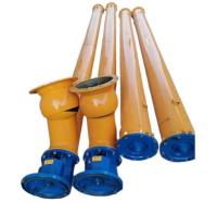 China 50TPH Cement Screw Conveyor Spiral Screw Conveyor Inclined Horizontal for Bulk Material Handling for sale